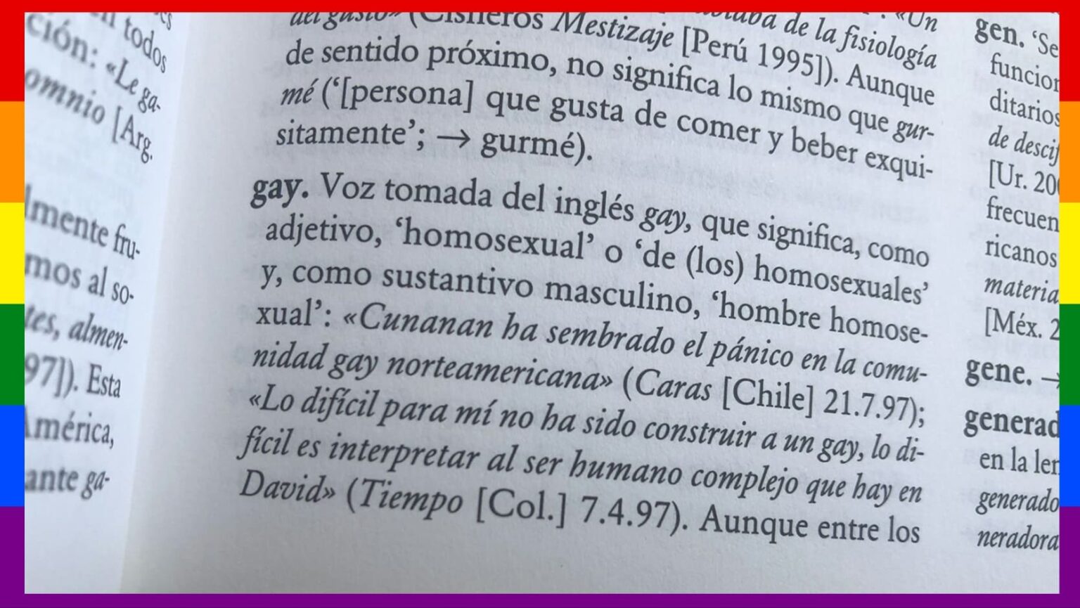 La Real Academia Española y la homosexualidad - Salida de Emergencia